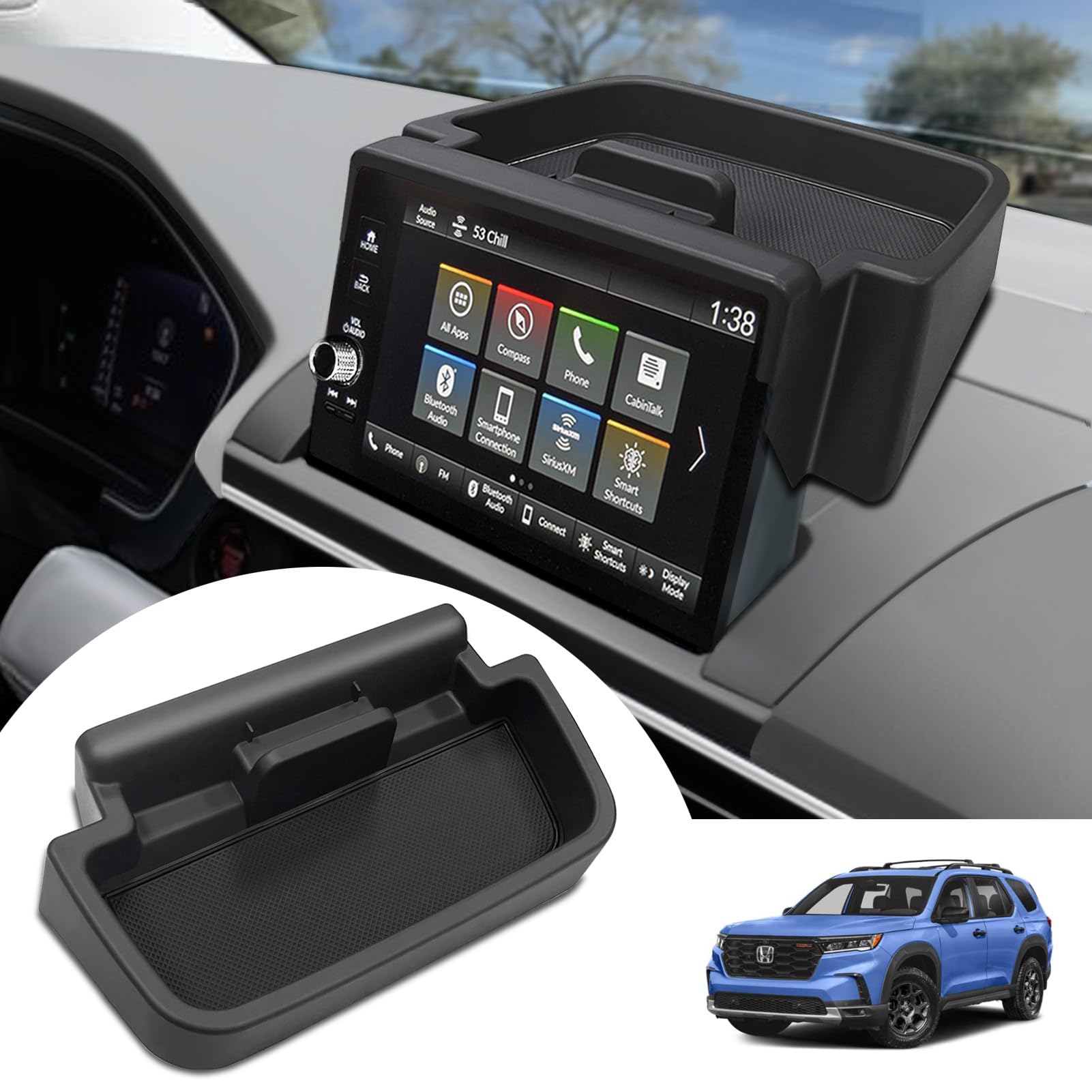 ANMOSVO Center Console Dashboard YPF5 Tray for Pilot - Dash Board ...