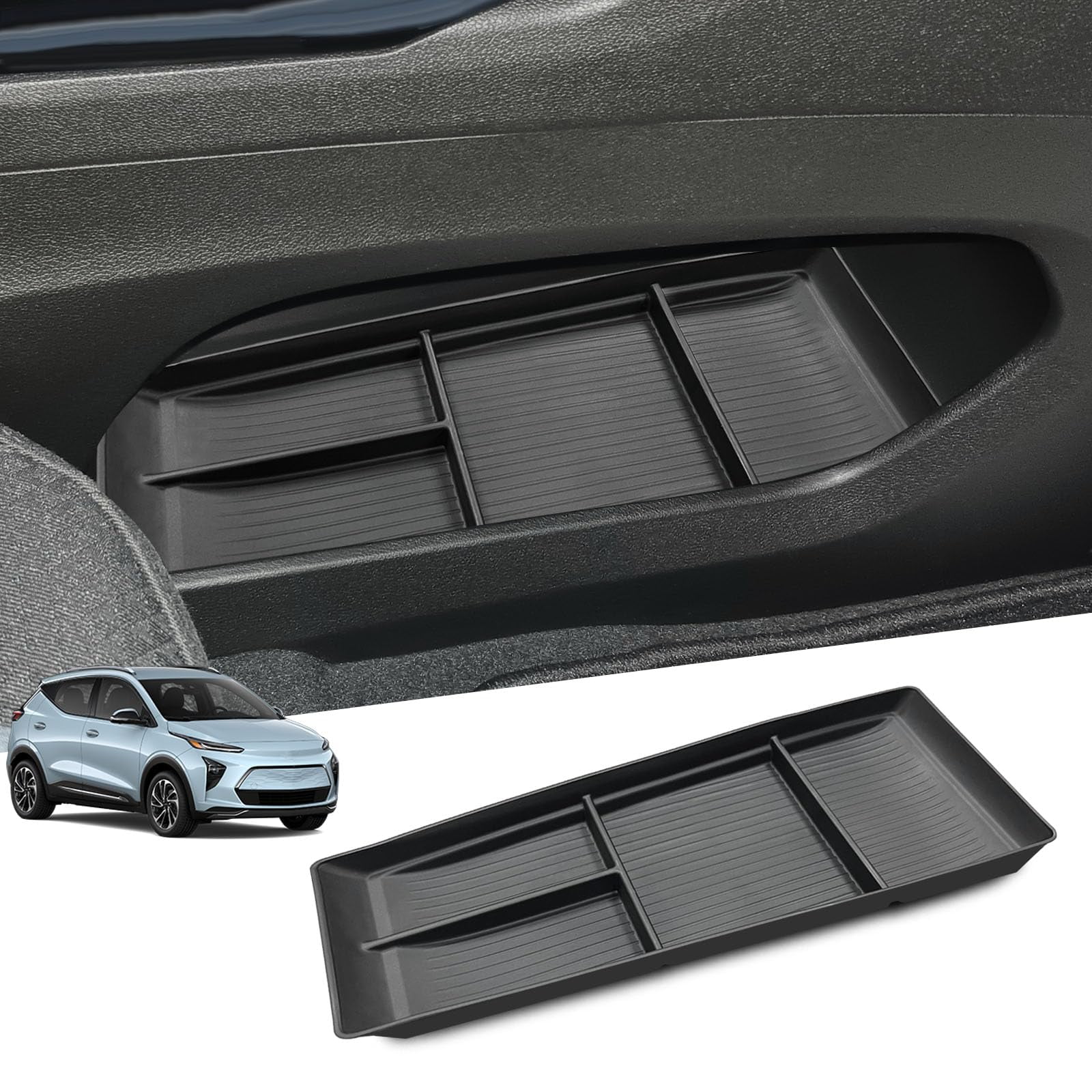 ANMOSVO for Chevy Bolt EV/EUV Lower Center Console Organizer Tray - TPE ...