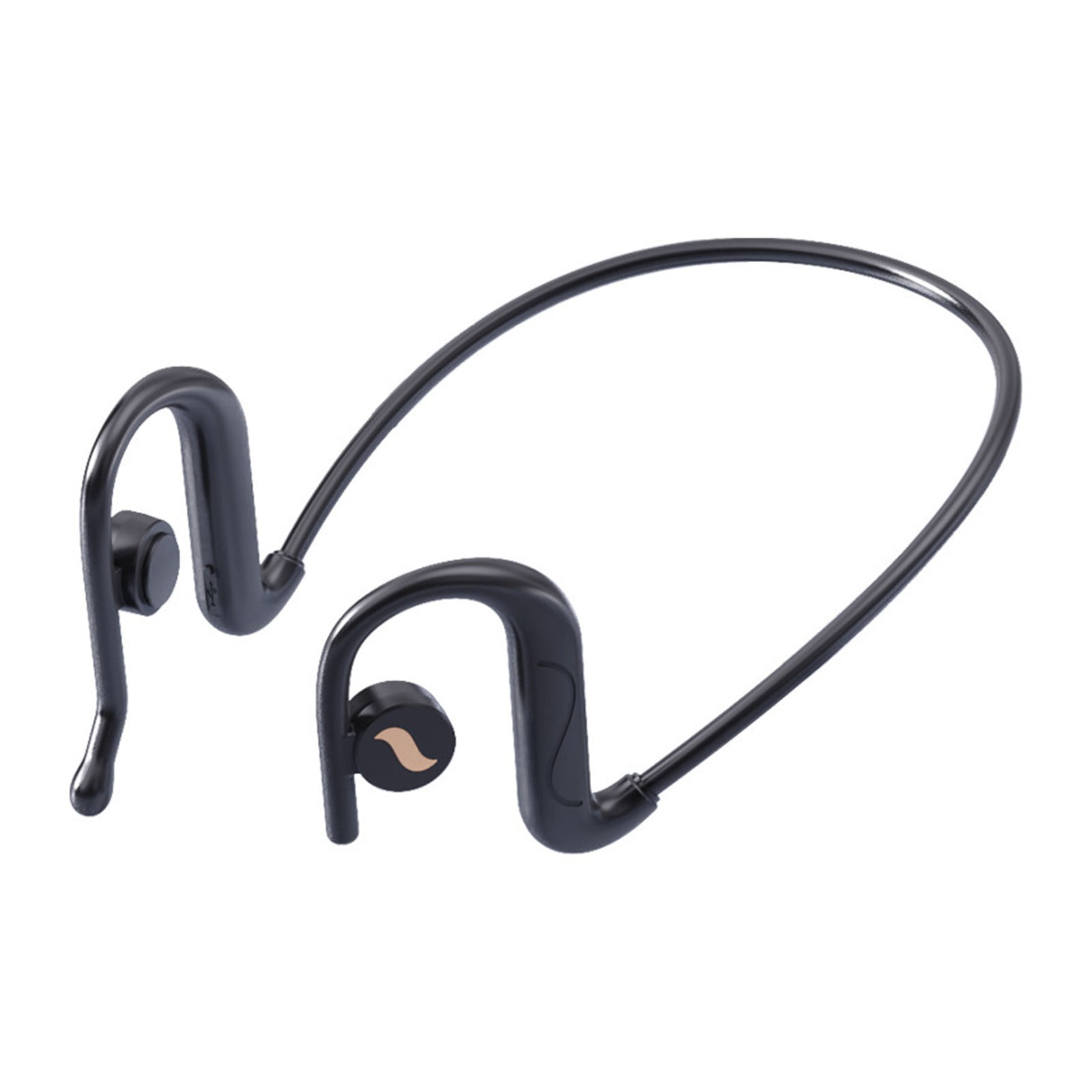 ANMUYUM Button Wireless Bluetooth Headset Bon-e Conduction Sports ...