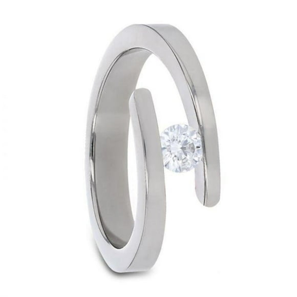 Tension Setting Diamond Ring