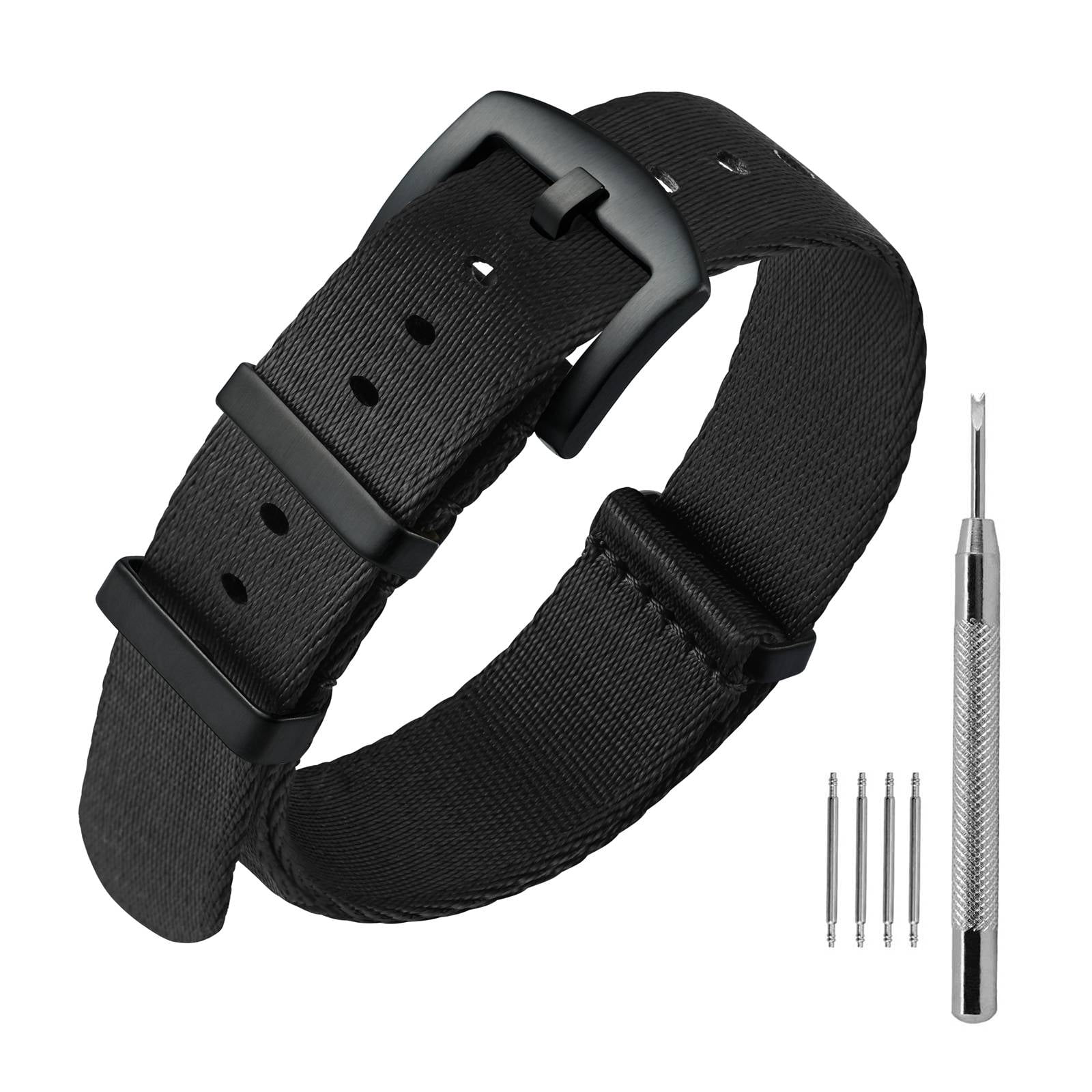 ANNEFIT Military Nylon Watch Band for Men Women, Replacement Watch ...