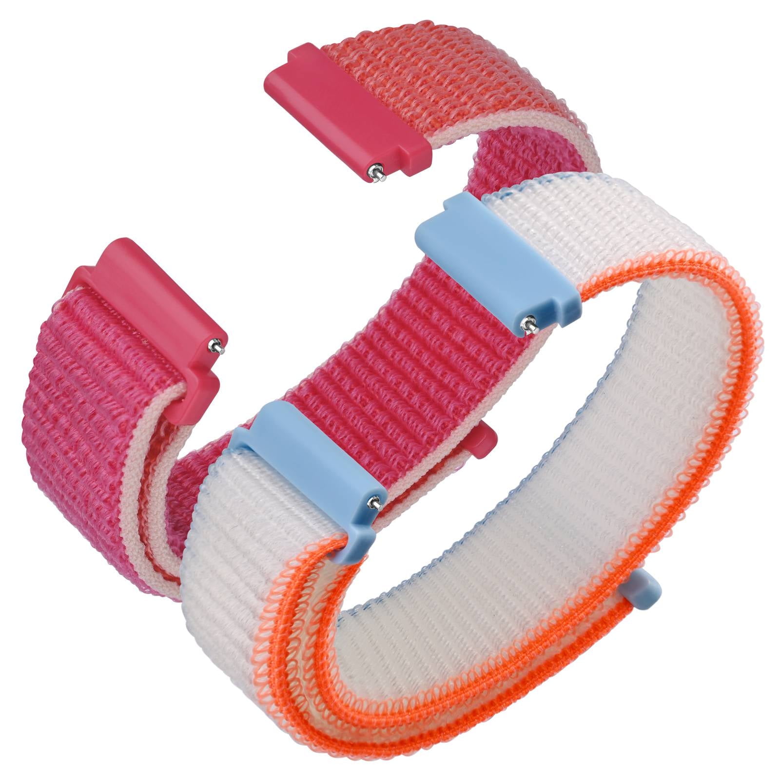ANNEFIT Nylon Sport Loop Watch Bands 20mm, 2 Packs Quick Release ...