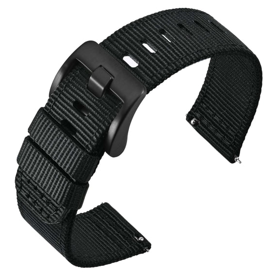ANNEFIT Quick Release Watch Bands 18mm, Military Ballistic Nylon Watch ...