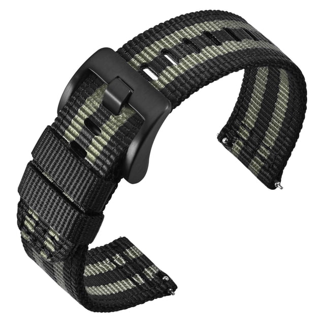 ANNEFIT Quick Release Watch Bands 22mm, Military Ballistic Nylon Watch ...