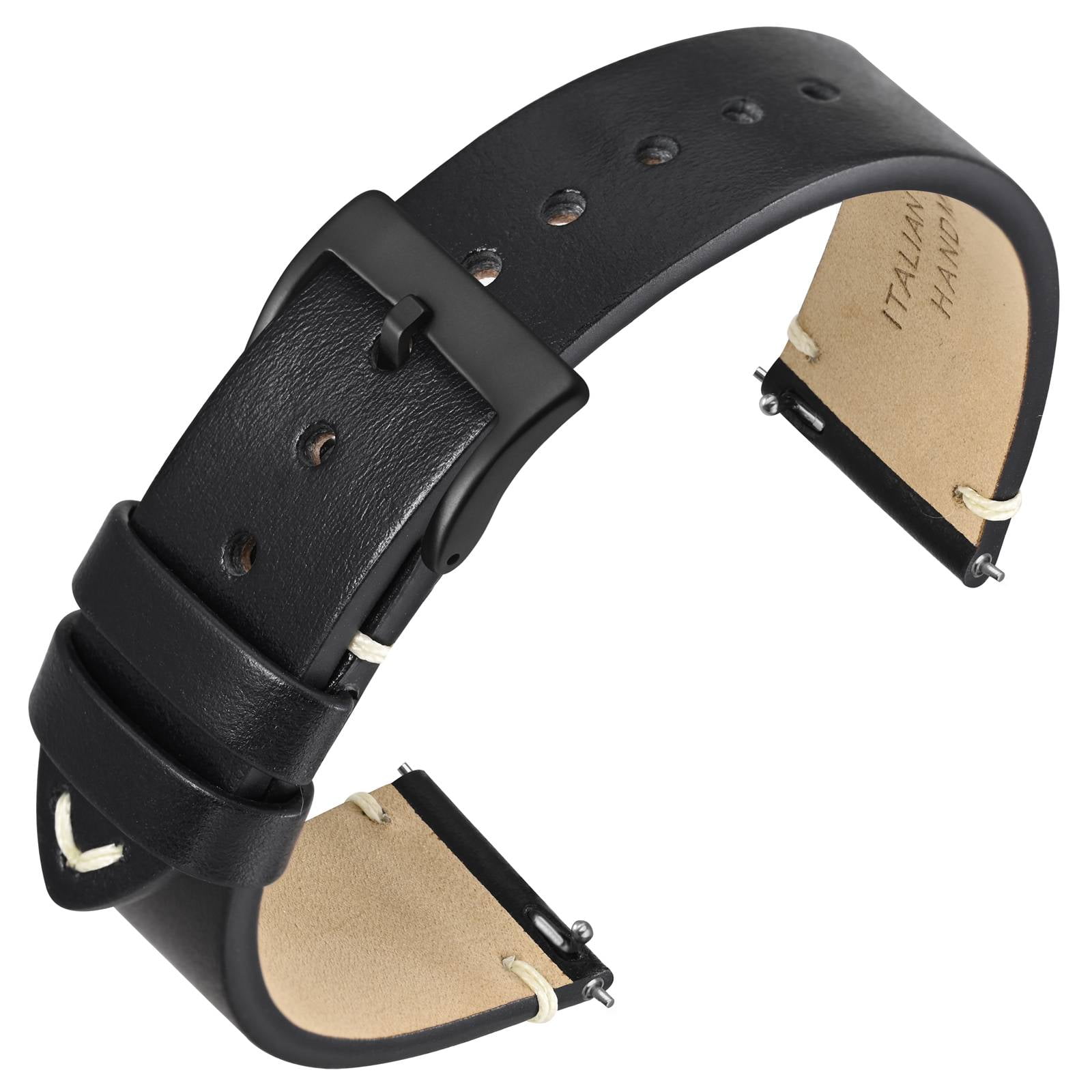 ANNEFIT Quick Release Watch Bands, Italian Vintage Leather Replacement ...