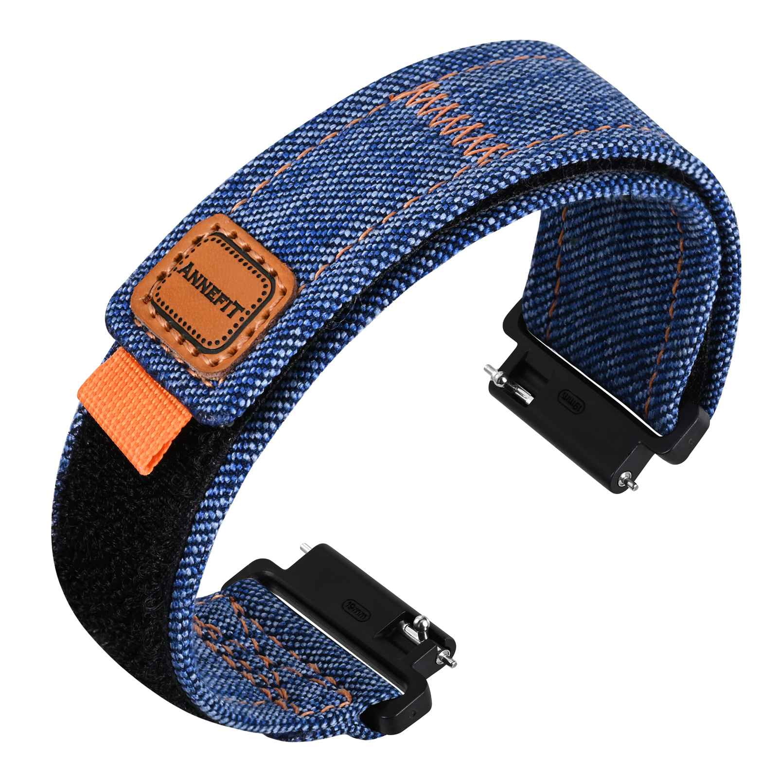 ANNEFIT Watch Band 20mm, Denim Fabric Quick Release Watch Strap for Men ...