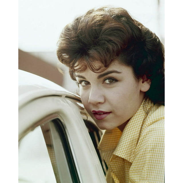 ANNETTE FUNICELLO LOVELY 1950'S PORTRAIT IN YELLOW SHIRT BY CAR 24X36 ...