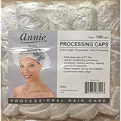 "ANNIE" Extra Large Processing Caps Clear 100 Caps (1 pack) - Walmart.com