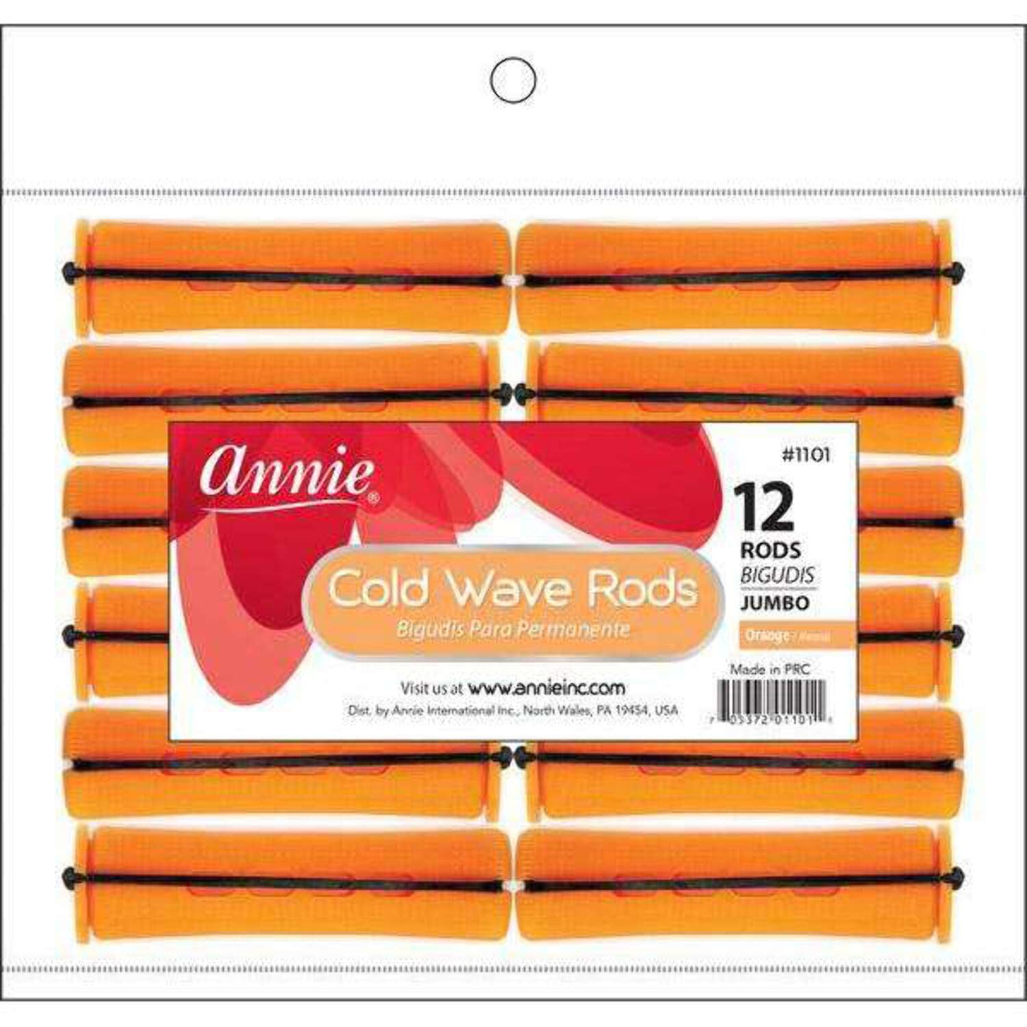 Annie Cold Wave Rods JB Orange 12 Count 1101 - Walmart Business Supplies