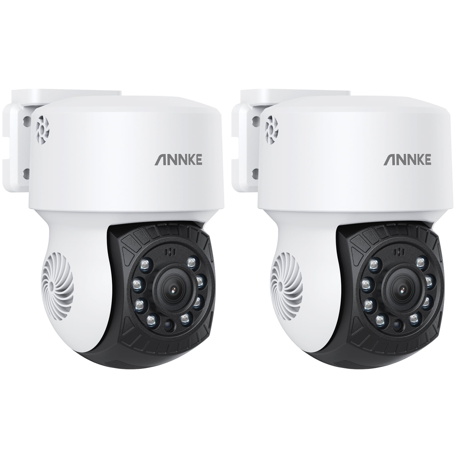 ANNKE 1080P 2MP 2PCS AHD CCTV Home Surveillance Dome PT Wired Camera ...