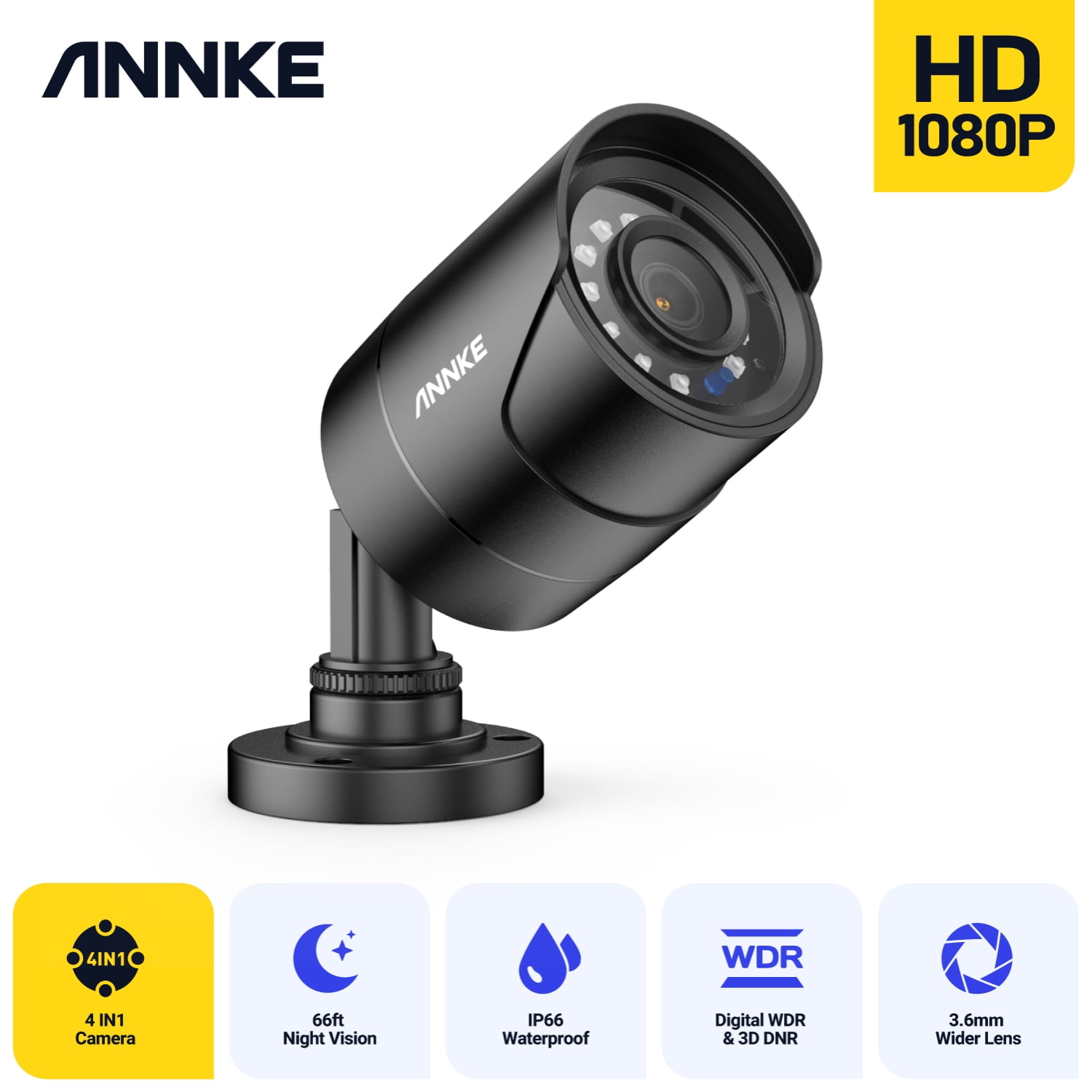 ANNKE 1080p HD-TVI Security Surveillance Camera for Home CCTV System ...