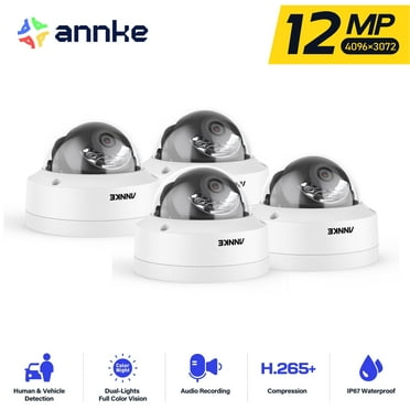 ANNKE 12MP PoE IP Security Camera Outdoor, Dome Camera for Home ...