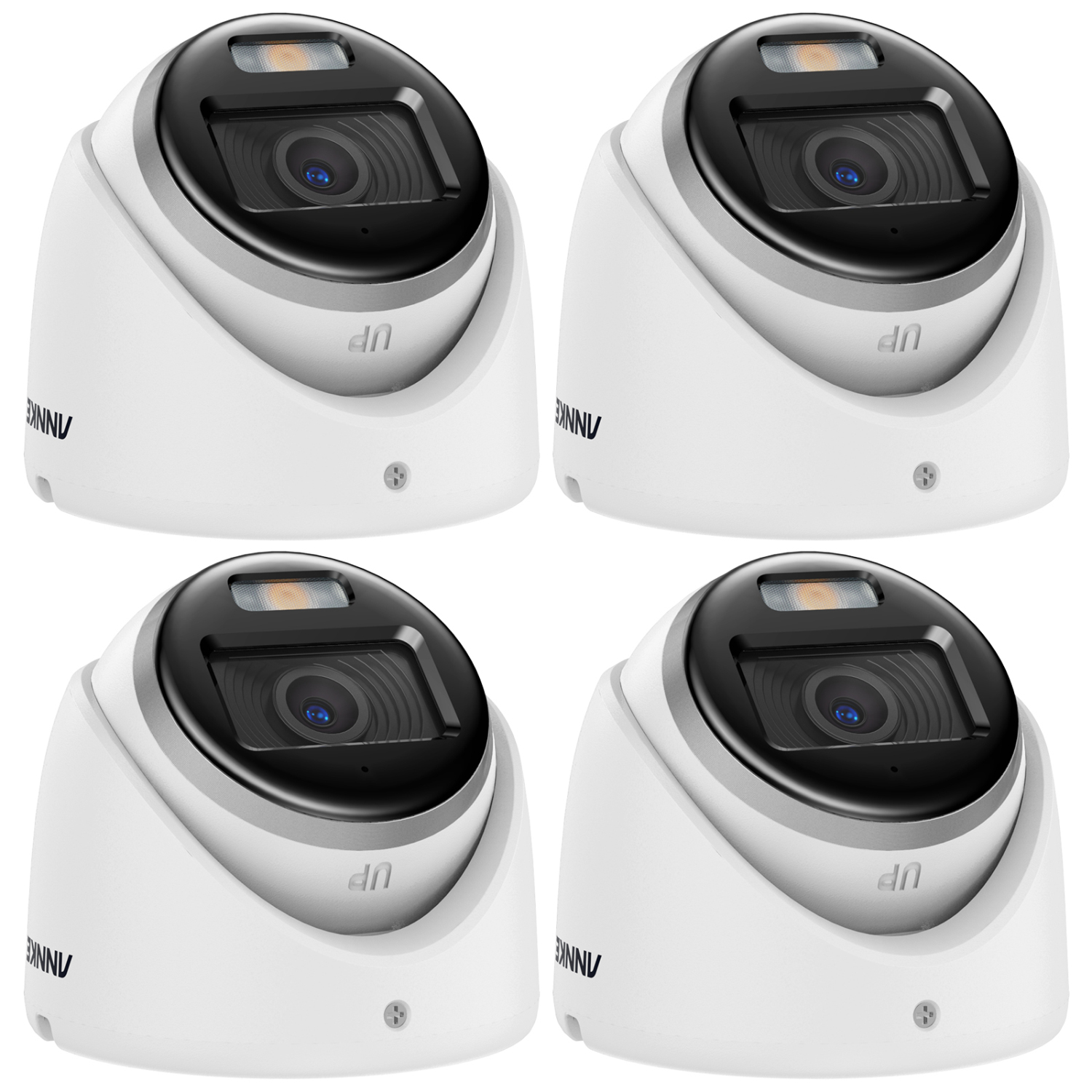ANNKE 4IN1 4PCS 3K HD Outdoor Security Turret Camera; Full Color Night ...