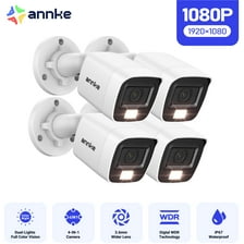 FLOUREON 4CH Full HD Indoor Outdoor CCTV 1080N Security Camera System ...