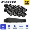ANNKE 8CH 1080P Outdoor CCTV Video Home Security 8PCS Bullet ...