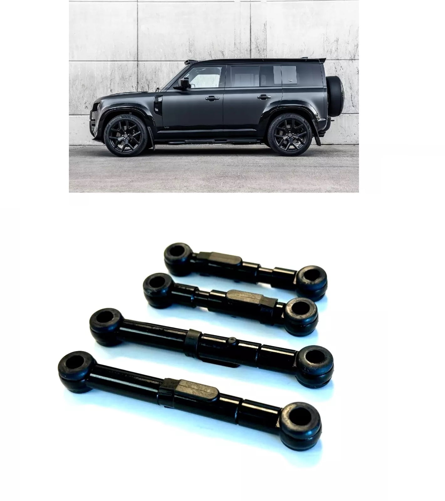 ANODIZED BLACK ALUMINUM FULLY ADJUSTABLE WITH 2 SETTINGS AIR RIDE ...