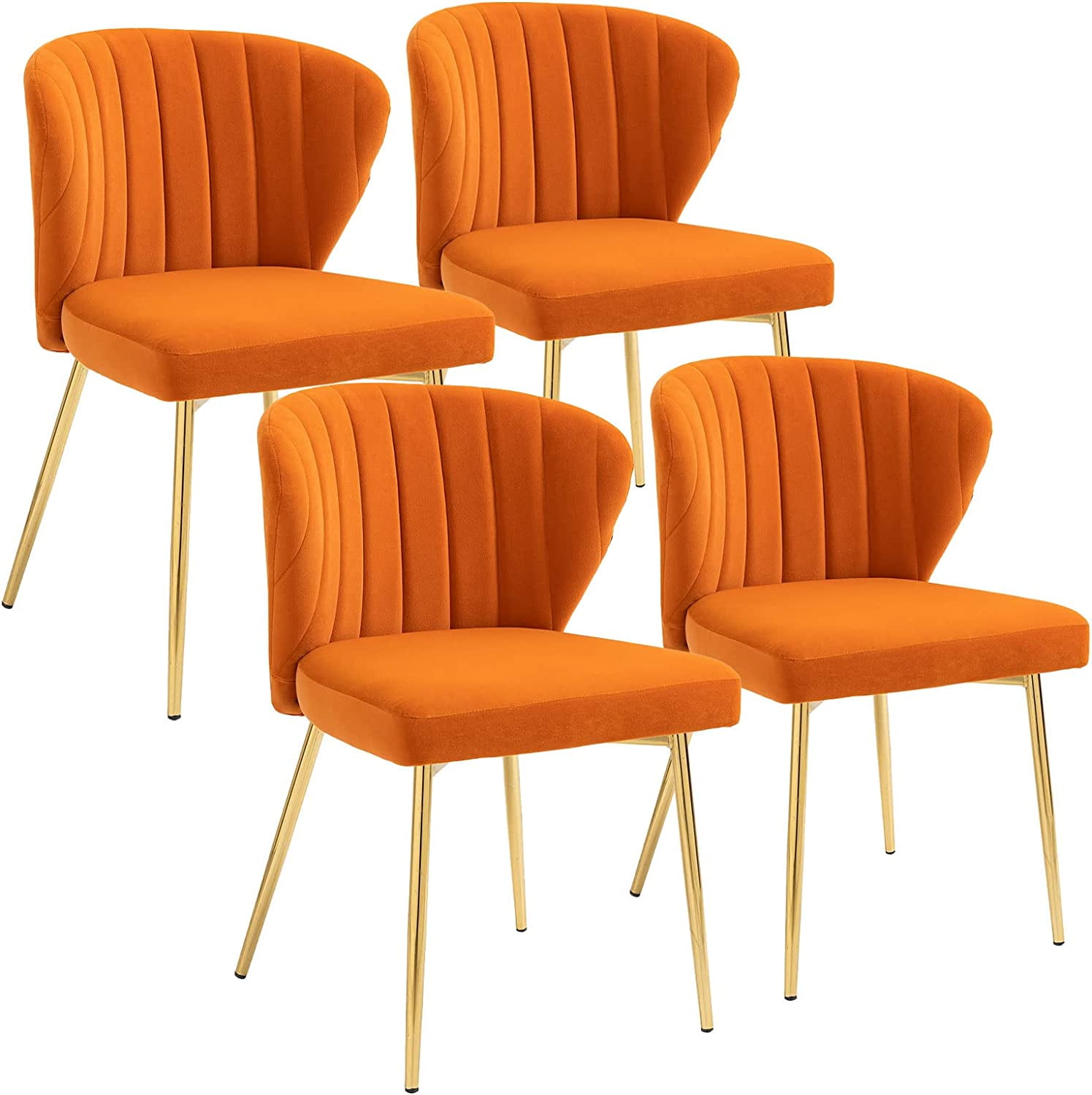 ANOUR Modern Dining Chairs, Velvet Accent Chair, Living Room Chairs ...