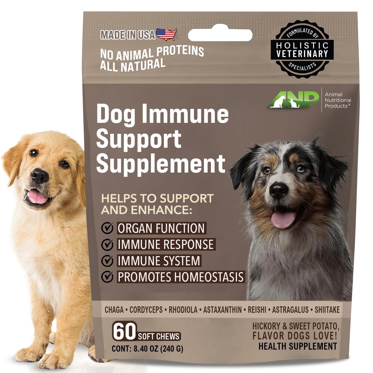 ANP Enhance Your Dog's Health with Mushroom Immune Supplement Boosting ...