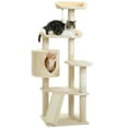 ANPPEX 51” Cat Tree Cat Tower for Indoor Cat Climbers, Kittens, with ...
