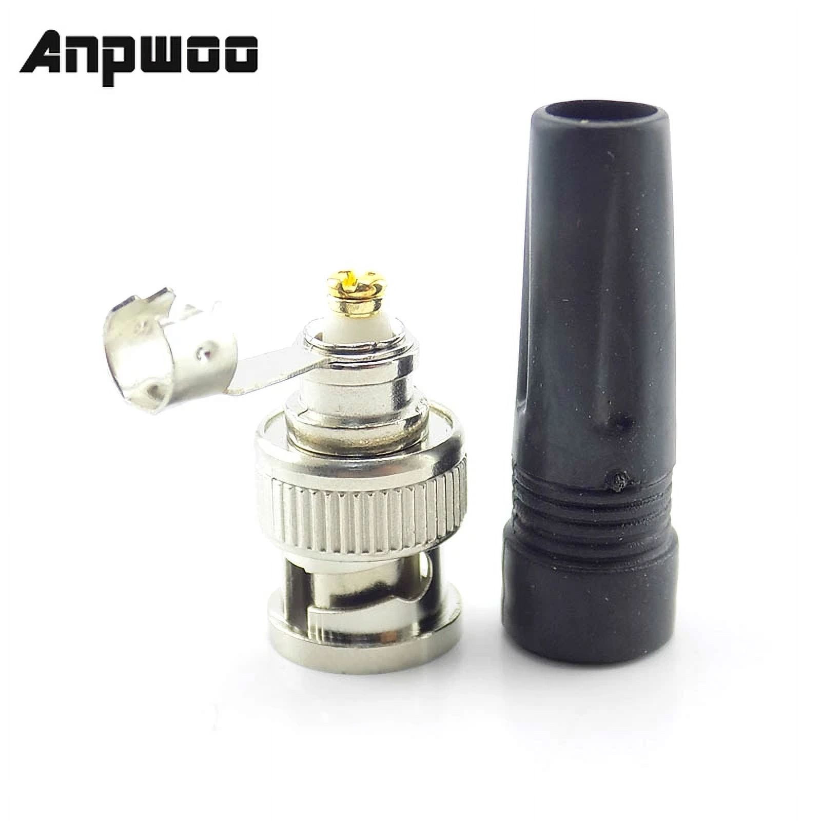 ANPWOO 10pcs Surveillance BNC Connector Male plug adapter for Twist-on ...