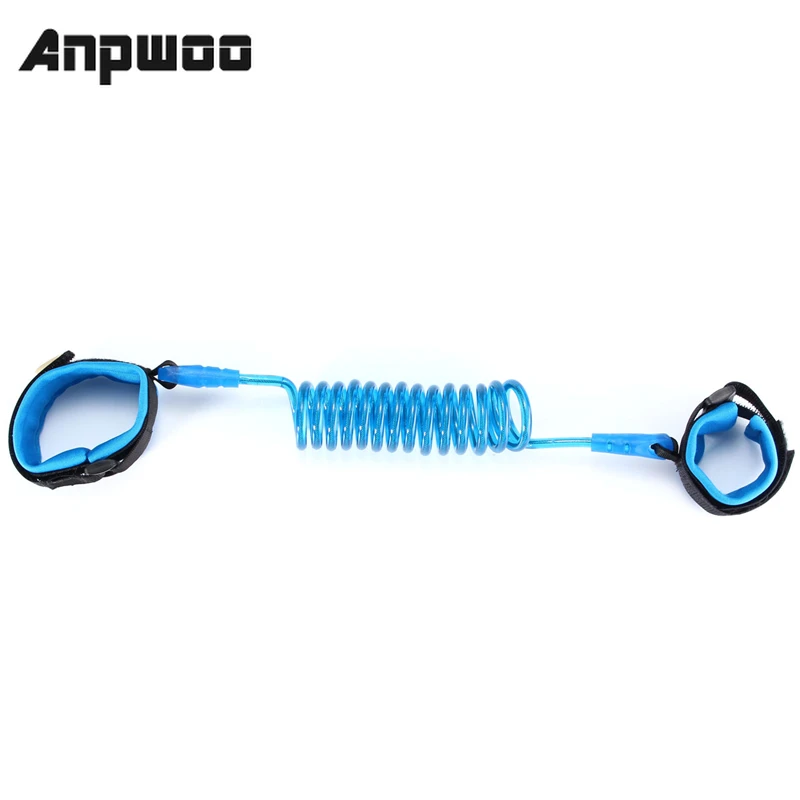 ANPWOO NEW Blue PU&Stainless Steel Contraction Toddler Safety Harness ...
