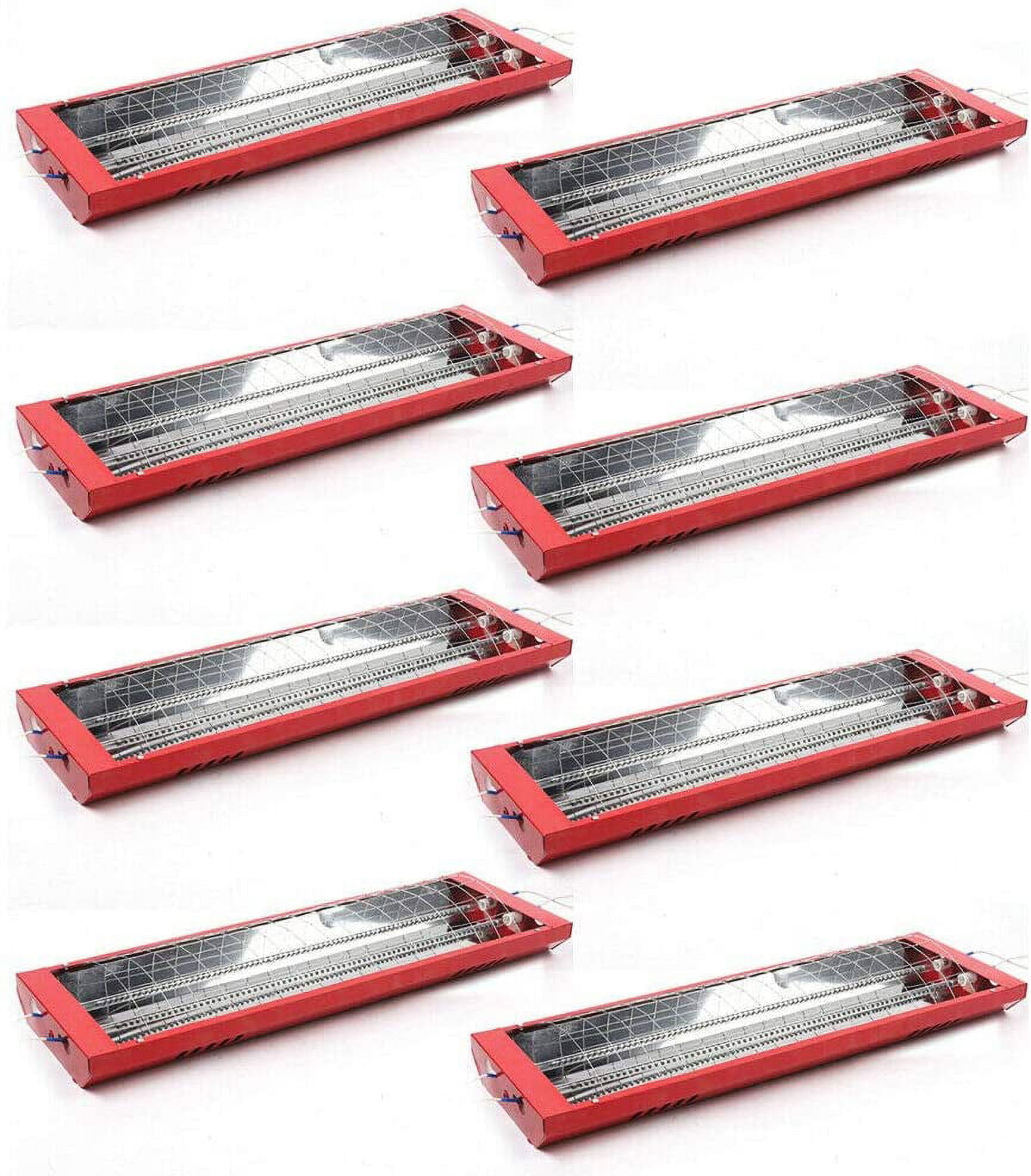 ANQIDI 110V 8PCS Infrared Paint Curing Lamp 2000W Spray Baking Booth ...