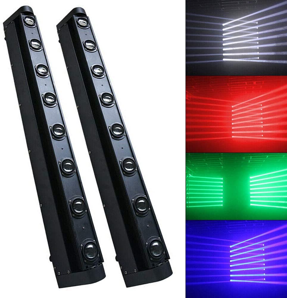 ANQIDI 124W RGBW Moving Head Light LED Beam Strobe Bar Beam Stage ...