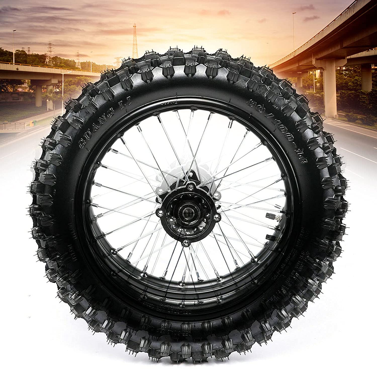 Avon Cobra Chrome AV91 90/90-21 54H Front Motorcycle Tire - Walmart.com