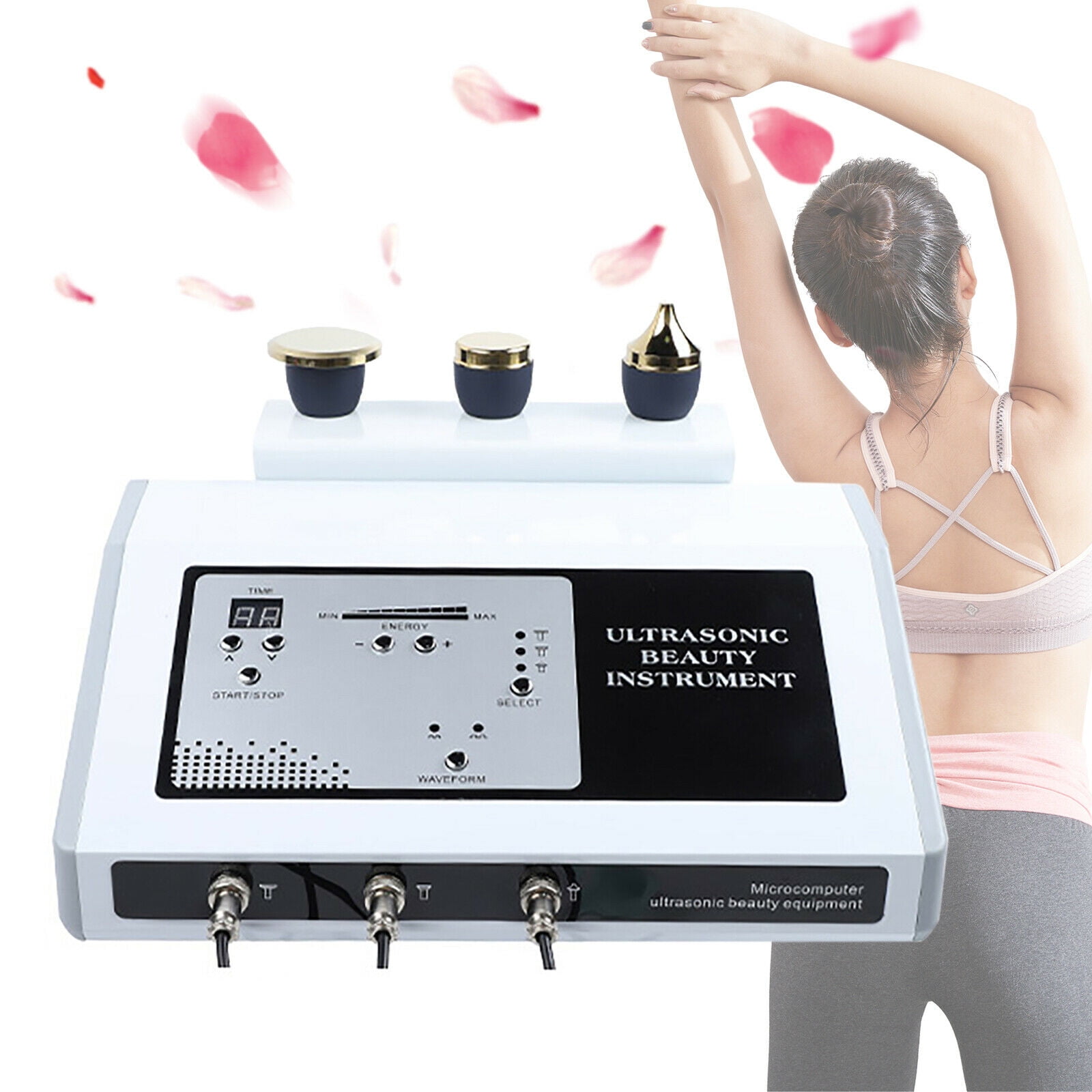 ANQIDI Ultrasonic Beauty Machine Anti-Aging Facial Body Skin Massager ...