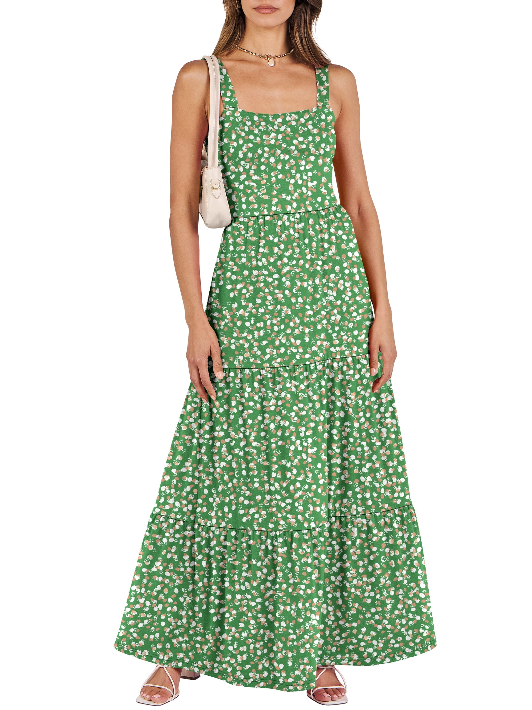 ANRABESS Women's Summer Casual Long Maxi Beach Vacation Dresses ...