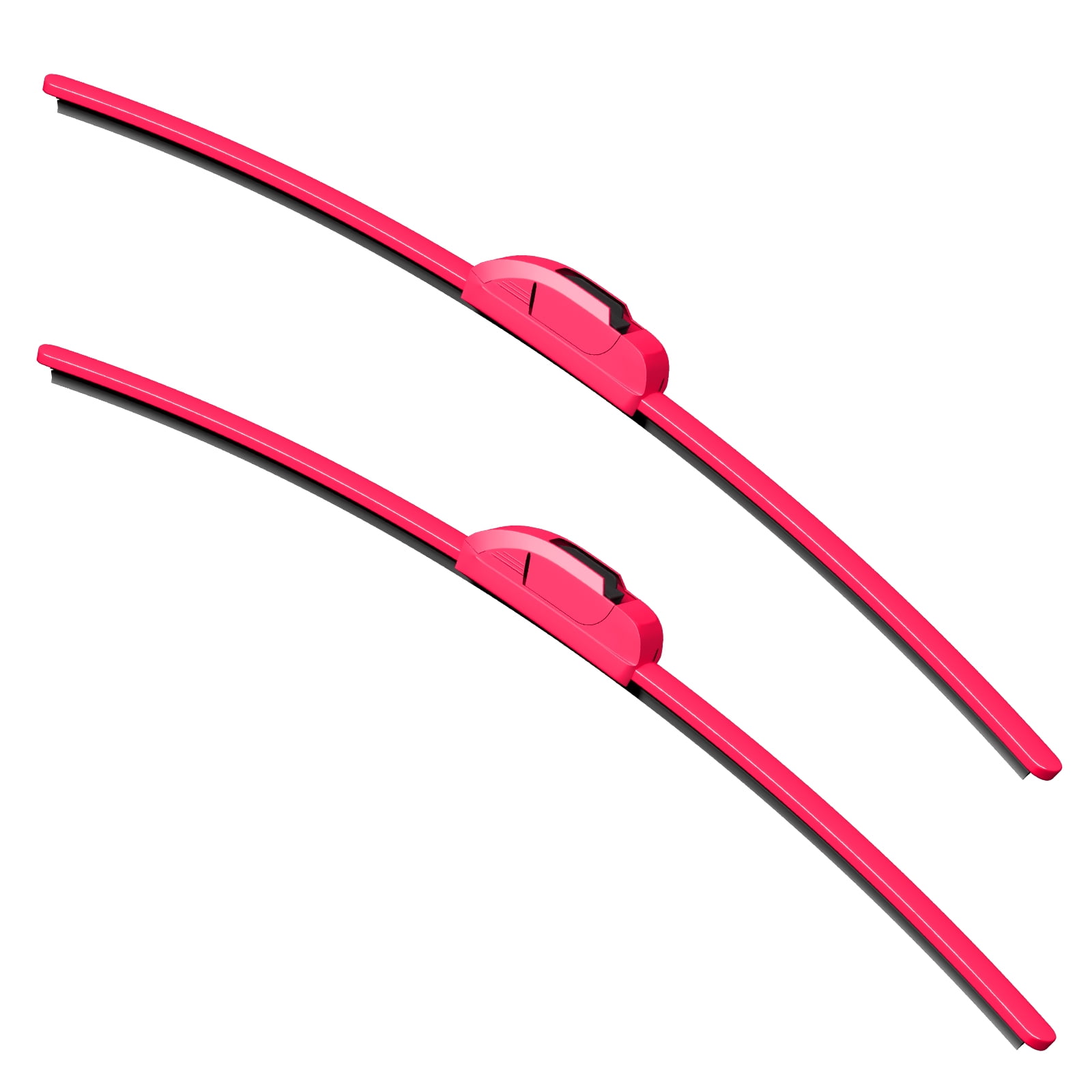 2 Wipers Factory 24"+18" Original Equipment Replacement Rose Red Front ...