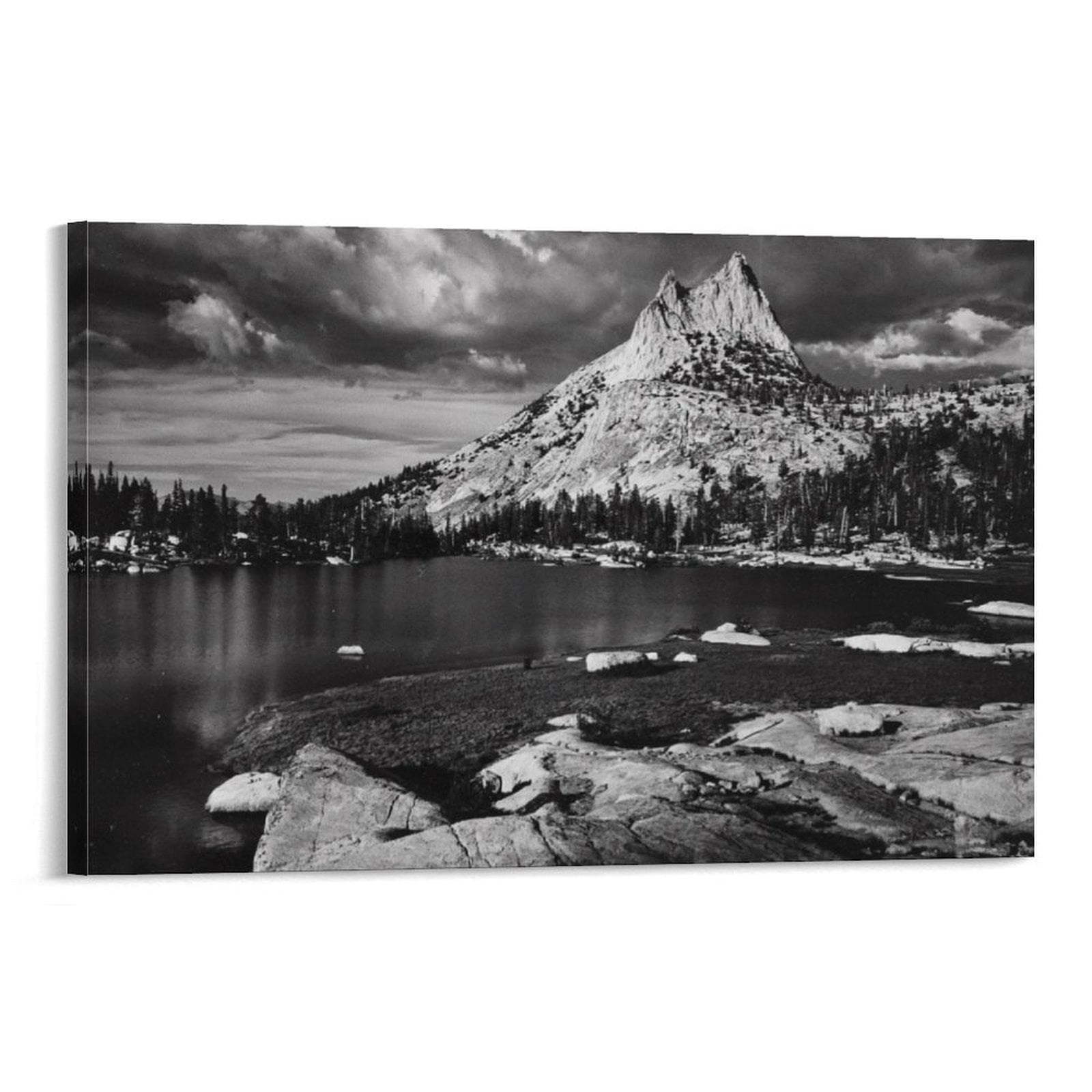 ANSEL ADAMS Cathedral Peak And Lake Posters Art Print Wall Photo Paint ...