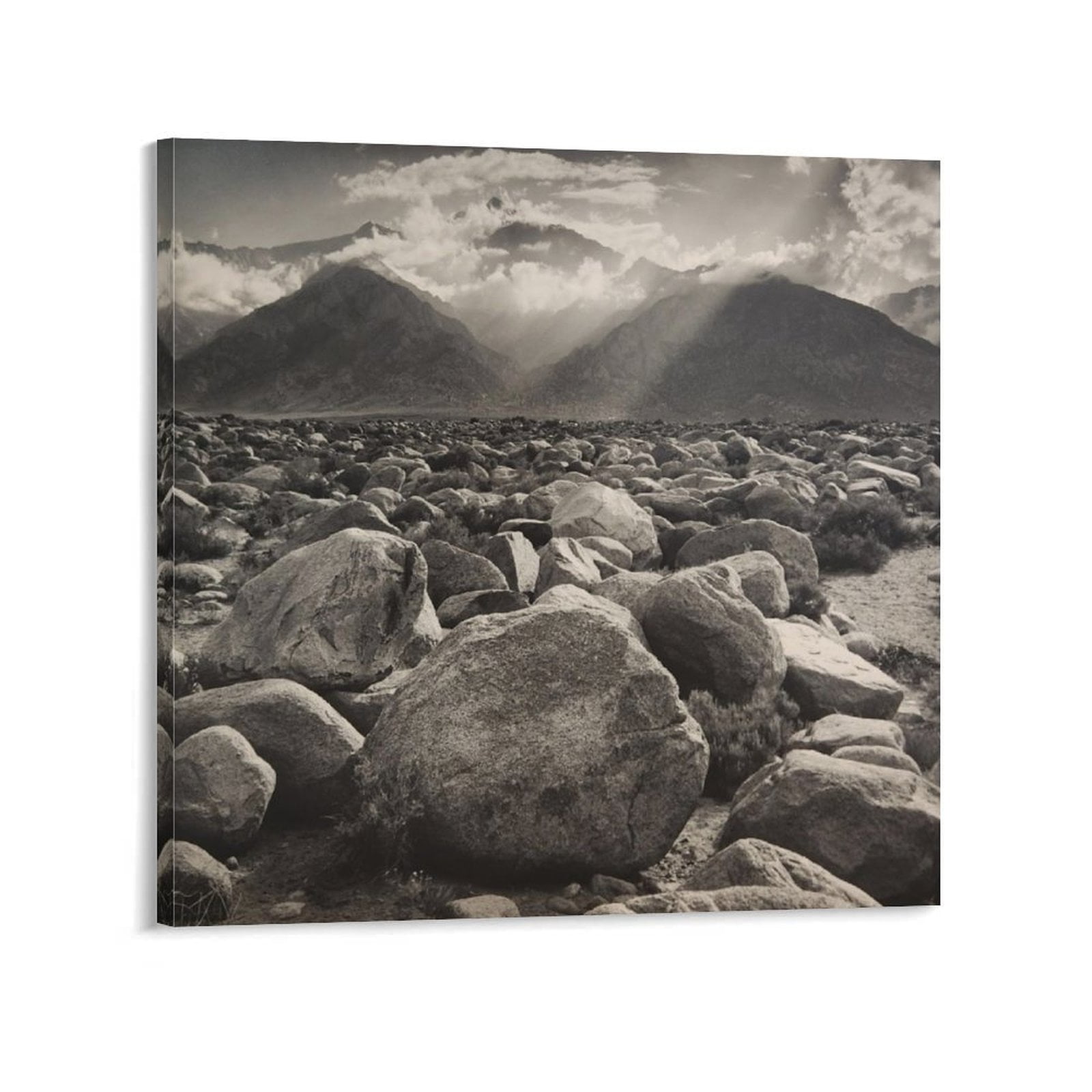 ANSEL ADAMS Mount Williamson Sierra Nevada from Manzanar Canvas Wall ...