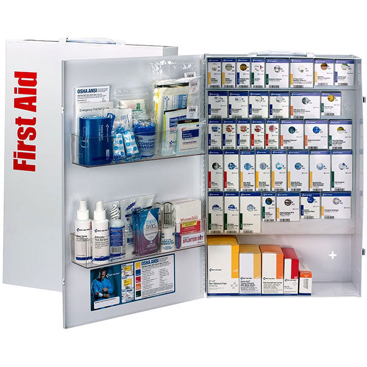 ANSI A+ First Aid Kit Refill, Large (For 746004AC, 90580AC), 4/Case (1 ...