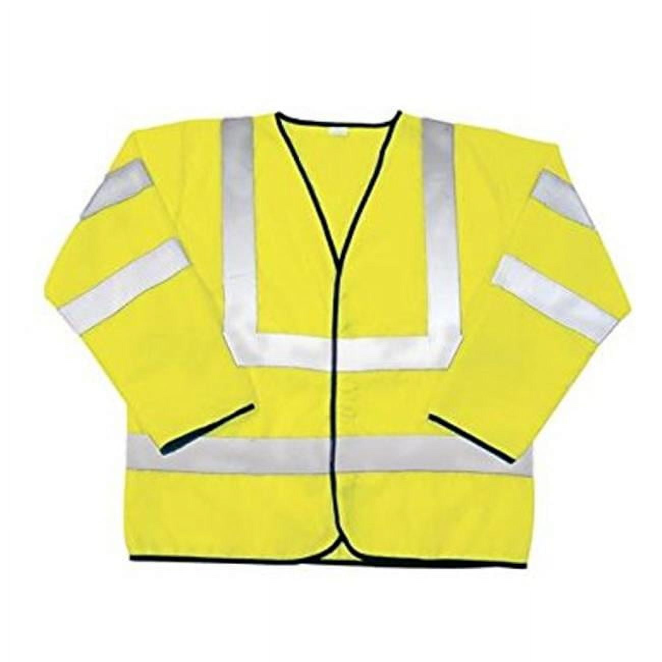 ANSI Class 3 Safety Jacket - Yellow, Extra Large - Walmart.com