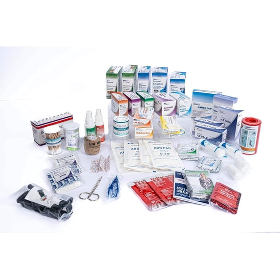 ANSI/OSHA-Compliant First Aid Refill Kit for Wall-Mount Cabinets (Class ...