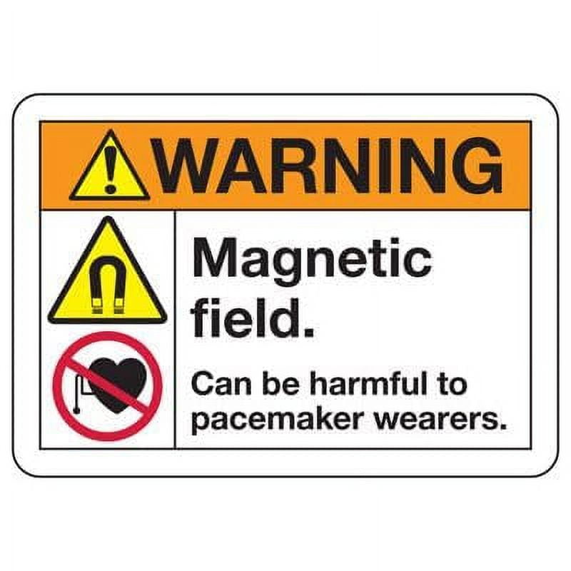 ANSI Signs - Warning Magnetic Field Safety & Compliance Signs/OSHA ...