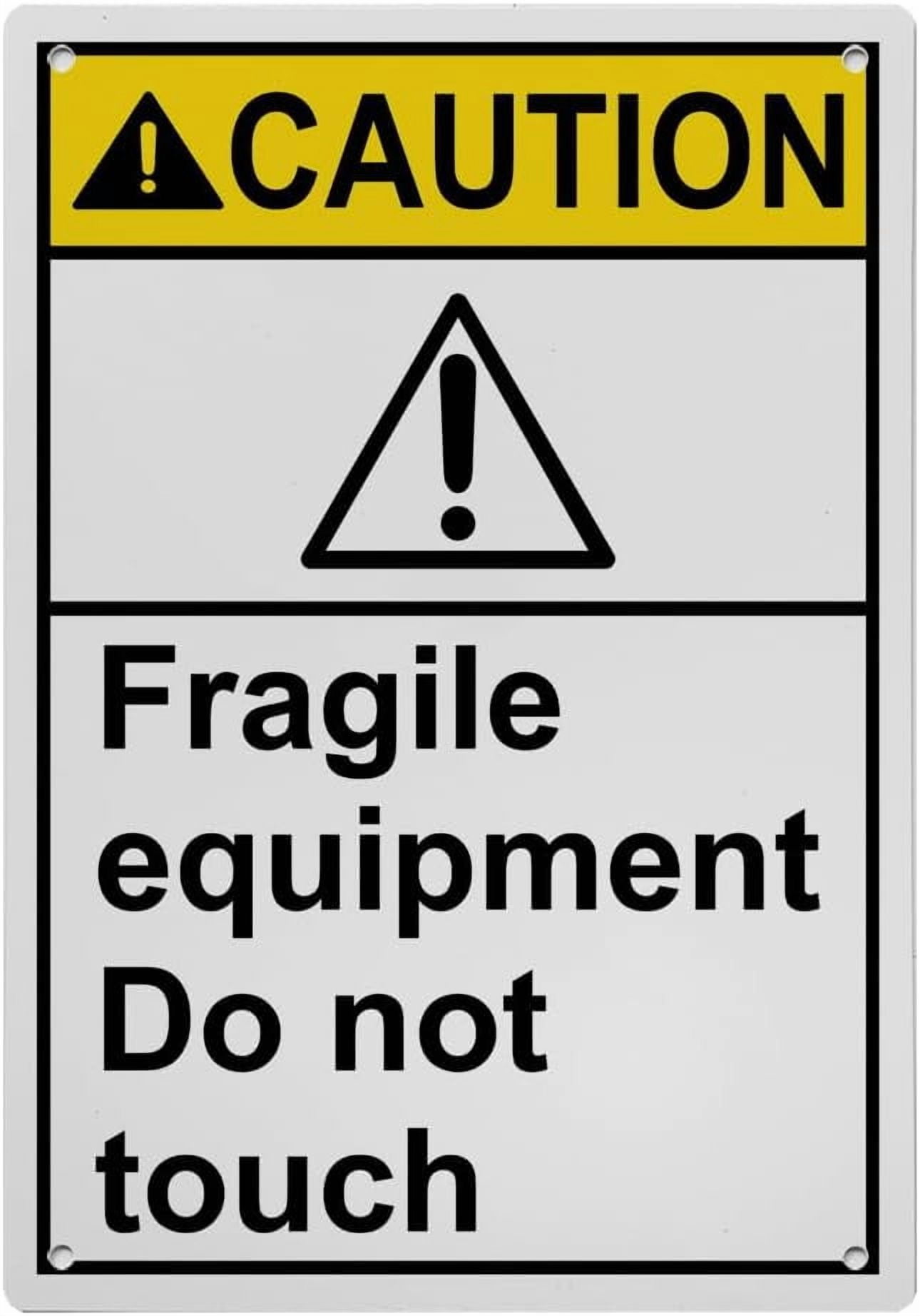 ANSI Vertical Machine Safety Sign 8"x12" Weatherproof UV Resistant ...