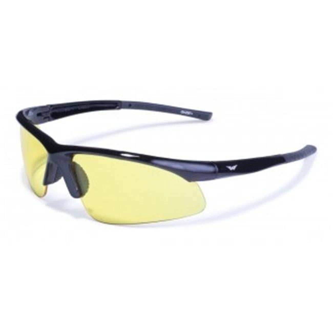 ANSI Z87+ Rated Safety Glasses UV400 Protection Shatterproof Yellow ...