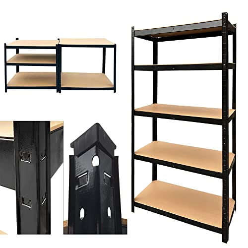 ANSIMIDA Storage Rack, 5 Adjustable Shelves, 1929 lb. Capacity, 79 ...