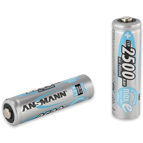 ANSMANN maxE Rechargeable AA Batteries 2500mAh Low Self Discharge (LSD ...