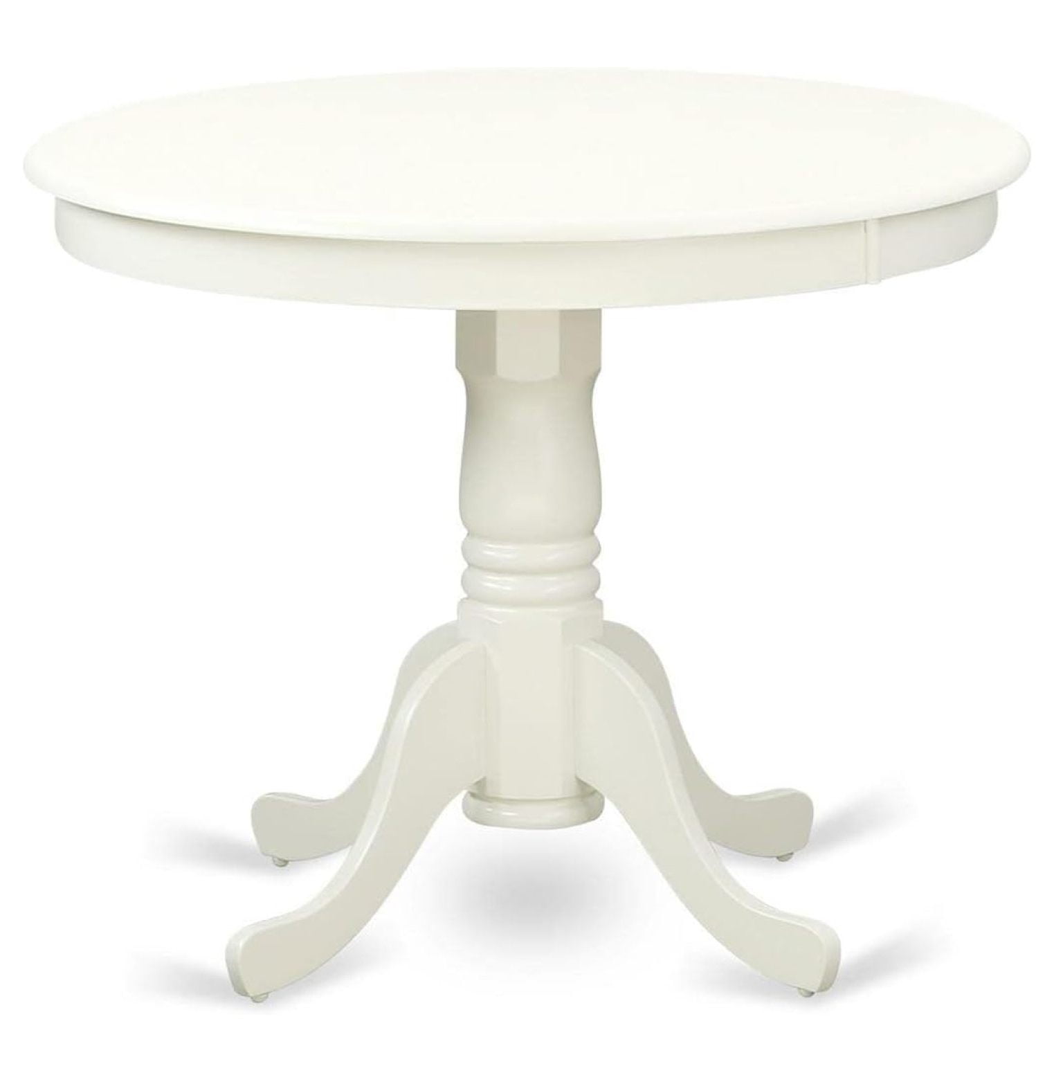 ANT-LWH-TP Antique Dining Room Table - a Round kitchen Table Top with ...