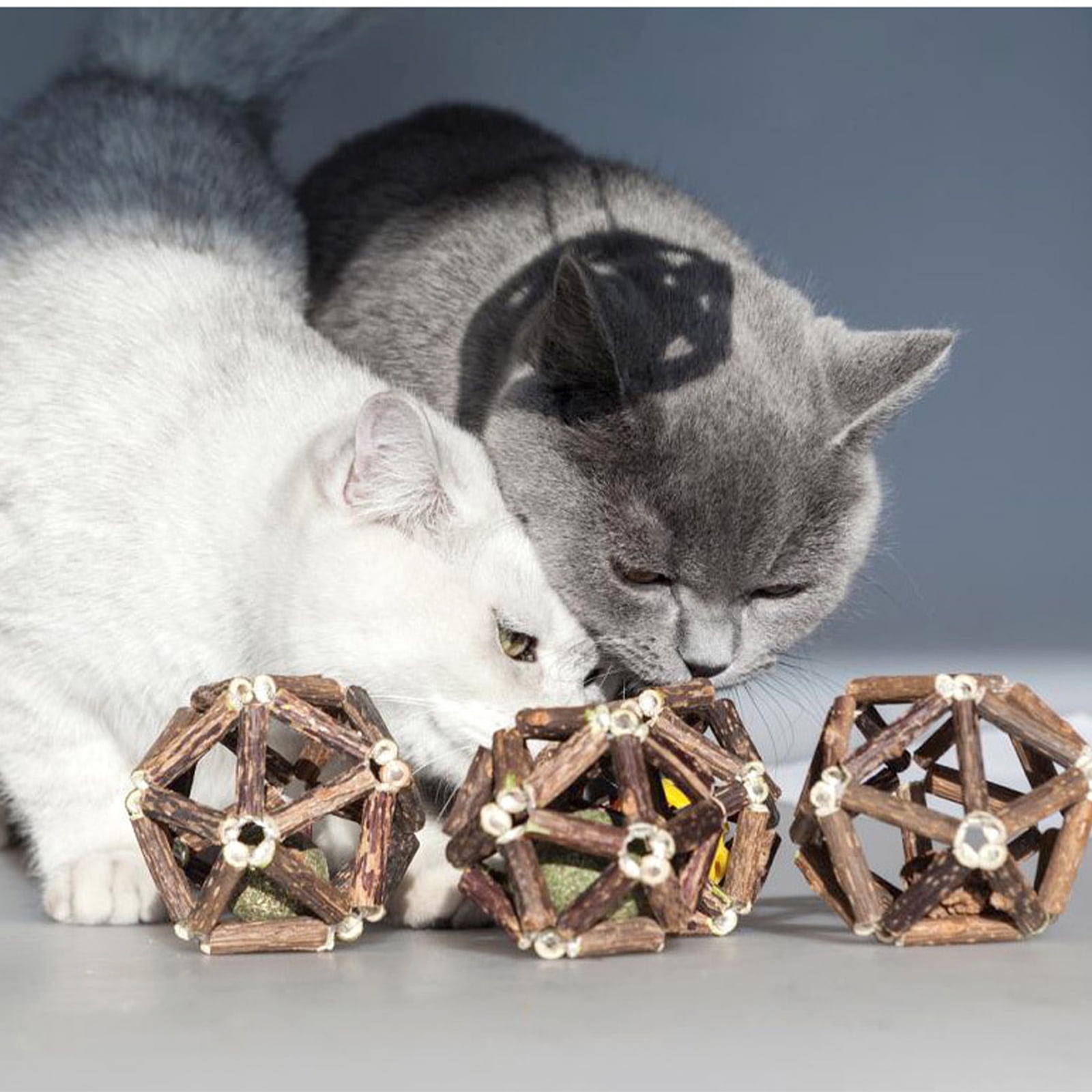 ANTBABA Cat Toys, Catnip Ball Toys, Cage Cat Bell Balls, Catnip Toys ...