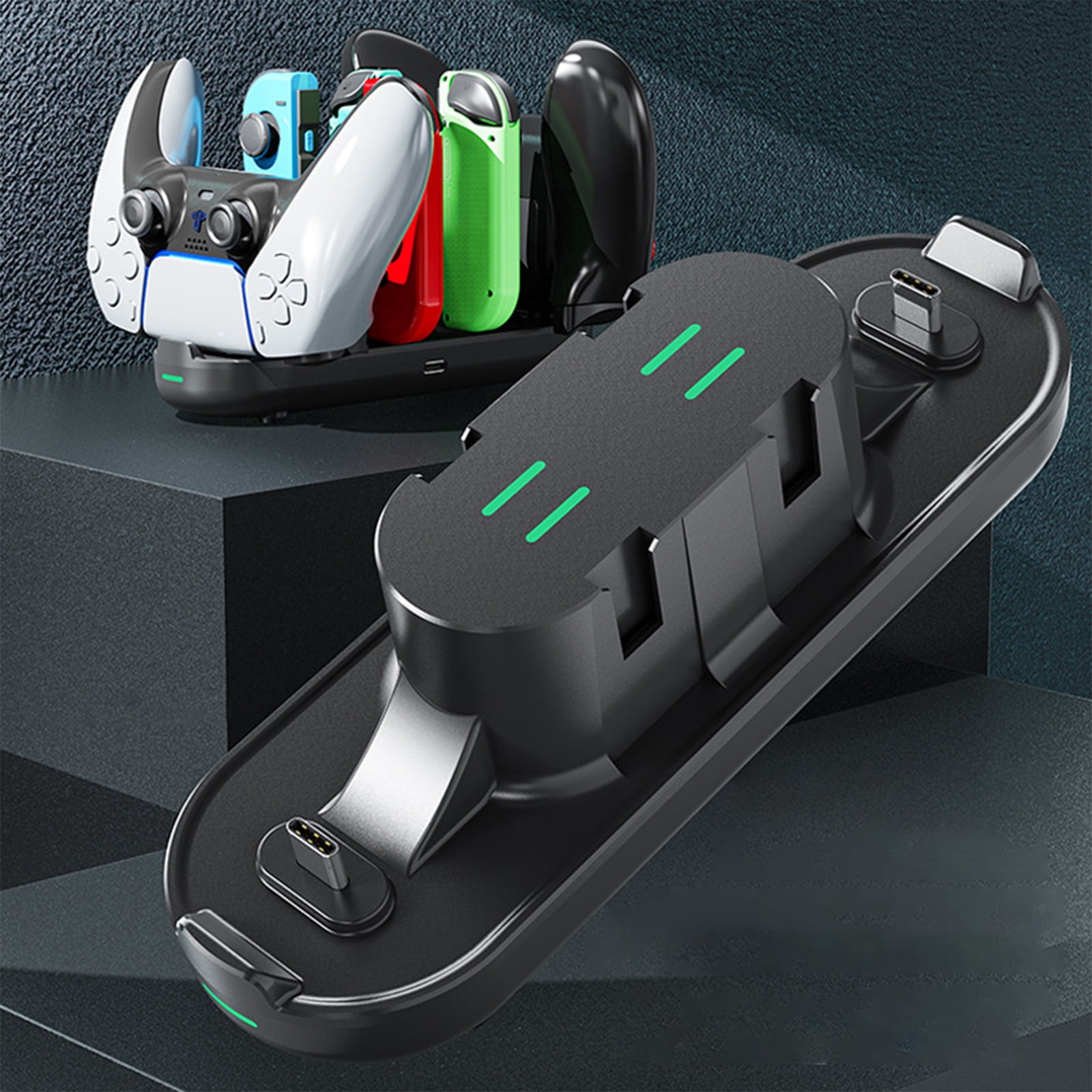 ANTBABA Charger Dock for Switch Joy Cons Controller, 6-in-1 Fast ...