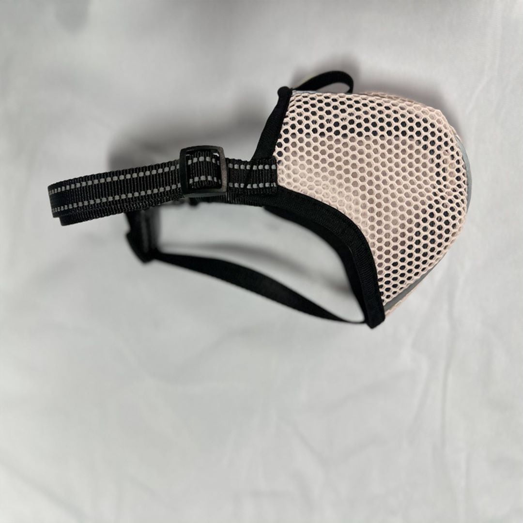 ANTBABA Dog Muzzle, Soft Mesh Covered Muzzles with Adjustable Straps ...