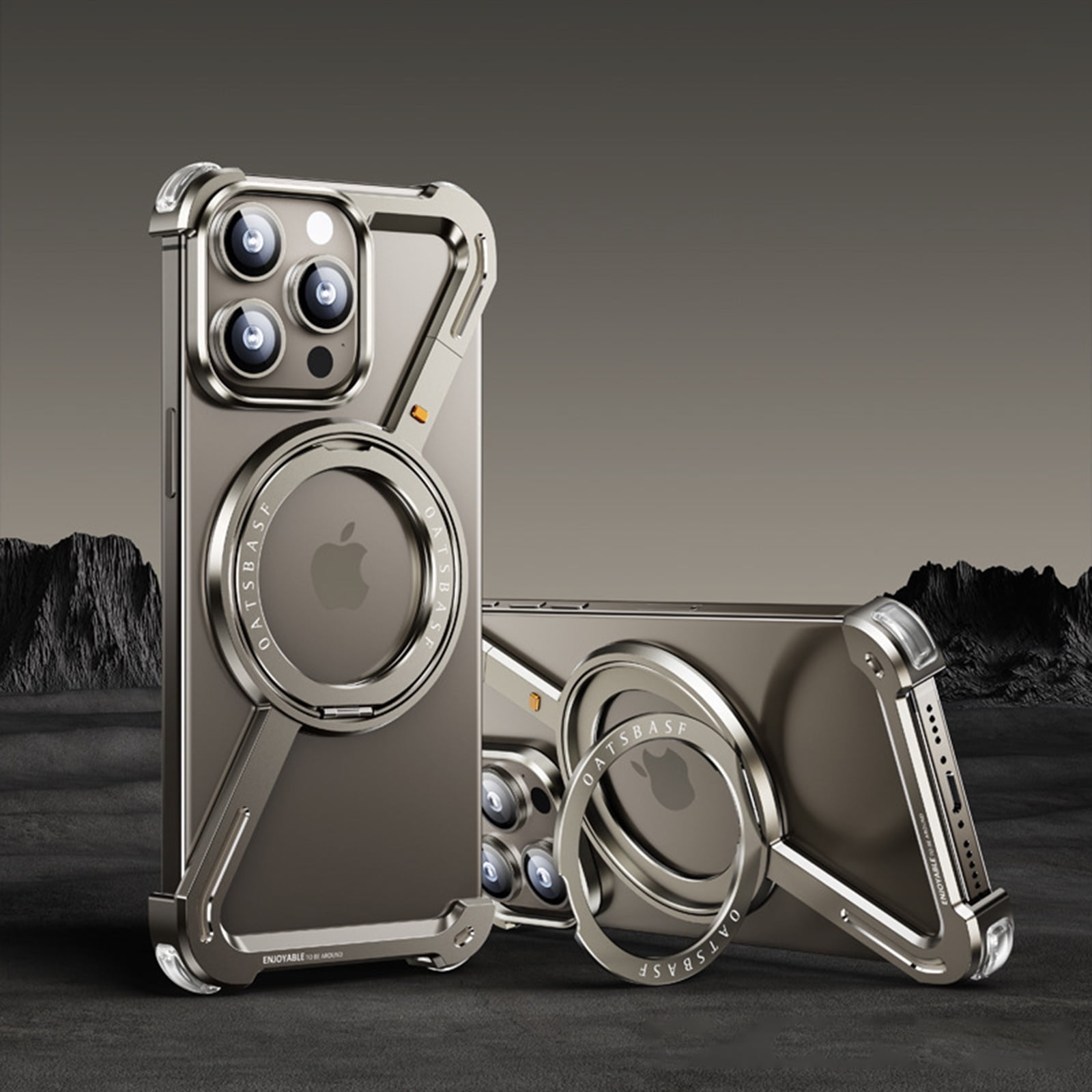 ANTBABA Minimalist Z Case for iPhone 15 Pro Max with 360° Rotatable ...