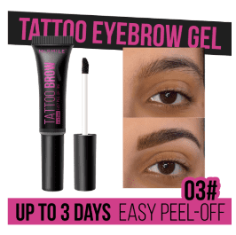 ANTBABA Peel Off Tattoo Eyebrow Gel Peel Off Eyebrow Tint, Waterproof ...