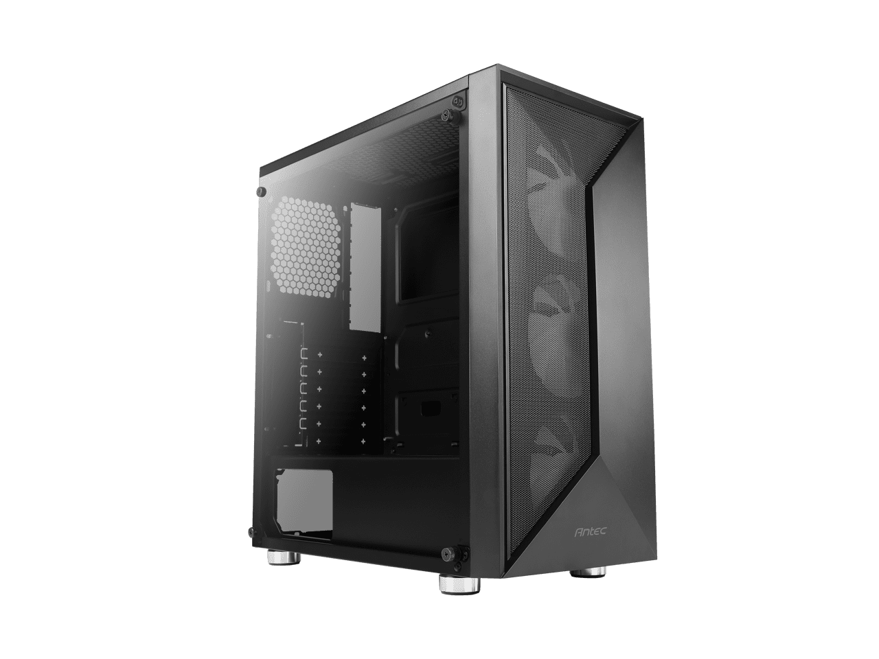 ANTEC NX Series NX320, Mesh Front Panel, 3 x 120mm ARGB Fans Included ...