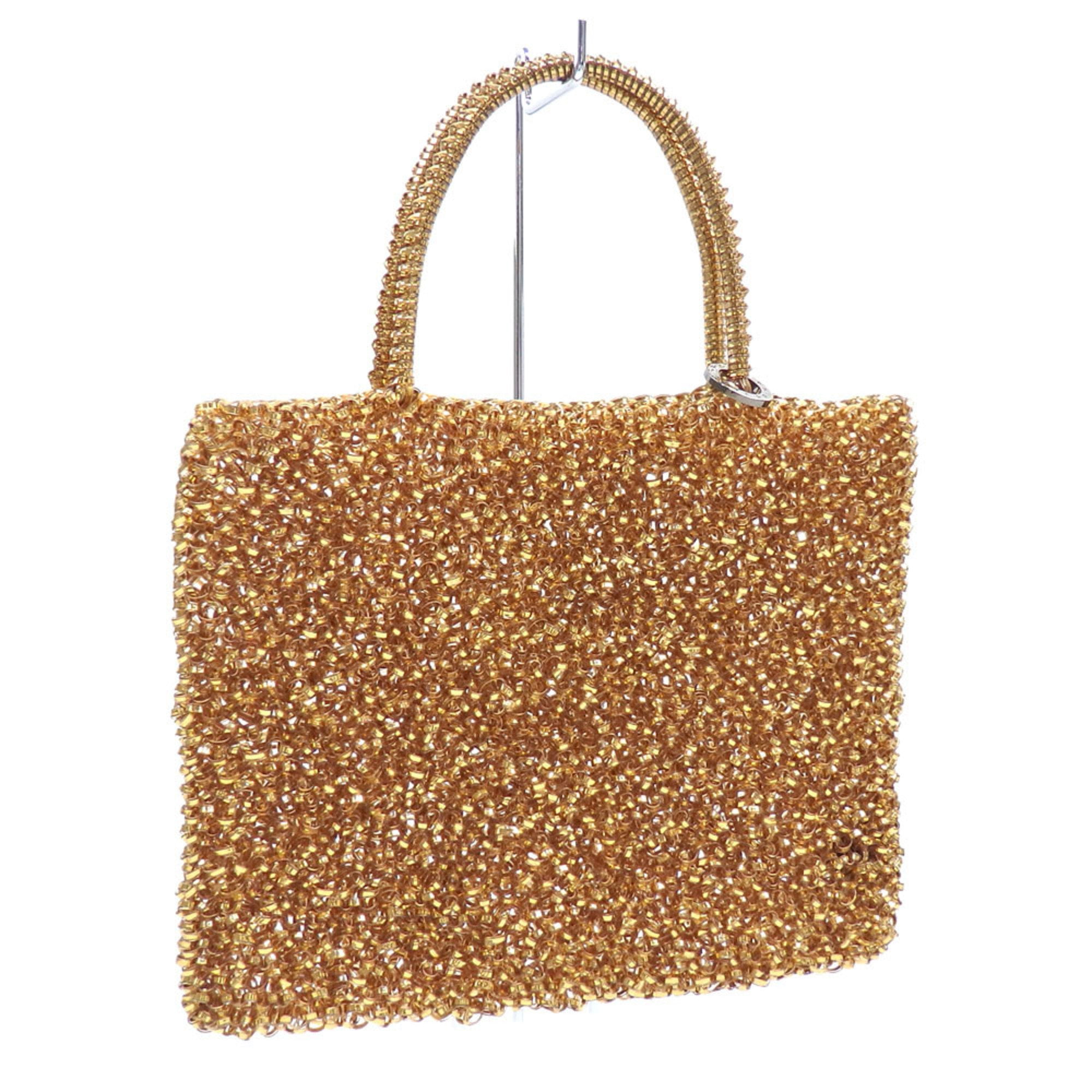 Pre-Owned ANTEPRIMA Handbag Wire Bag Women's Bronze PVC Standard Square ...