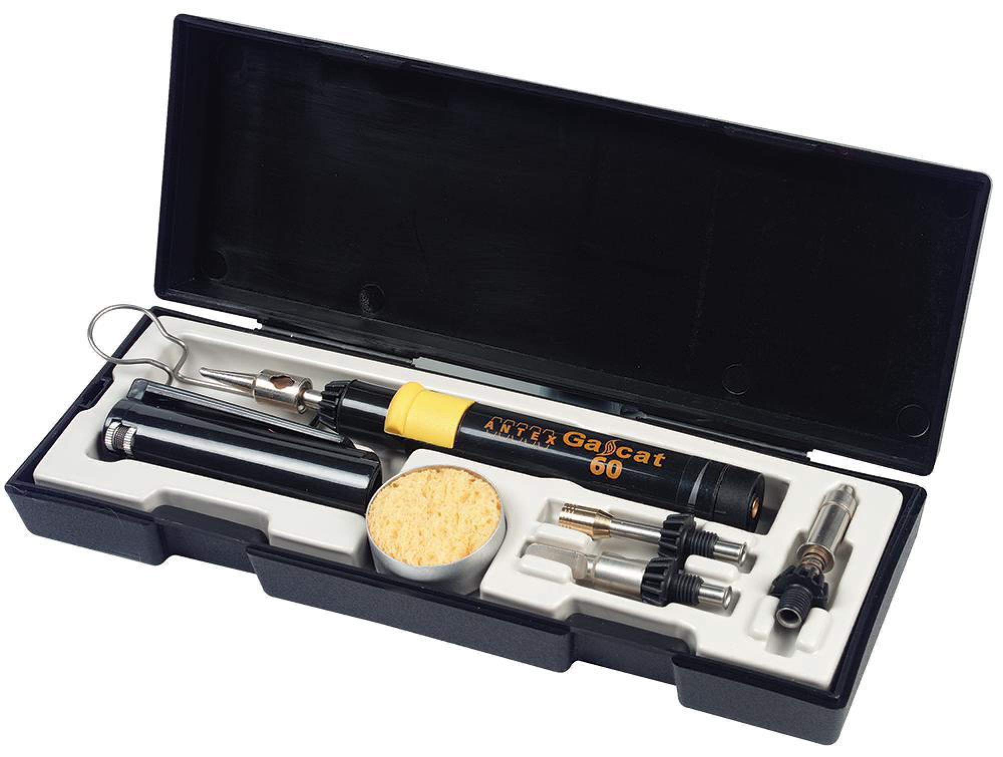 ANTEX - Gascat 60 Kit - 60W Gas Soldering Iron Kit - Walmart.com